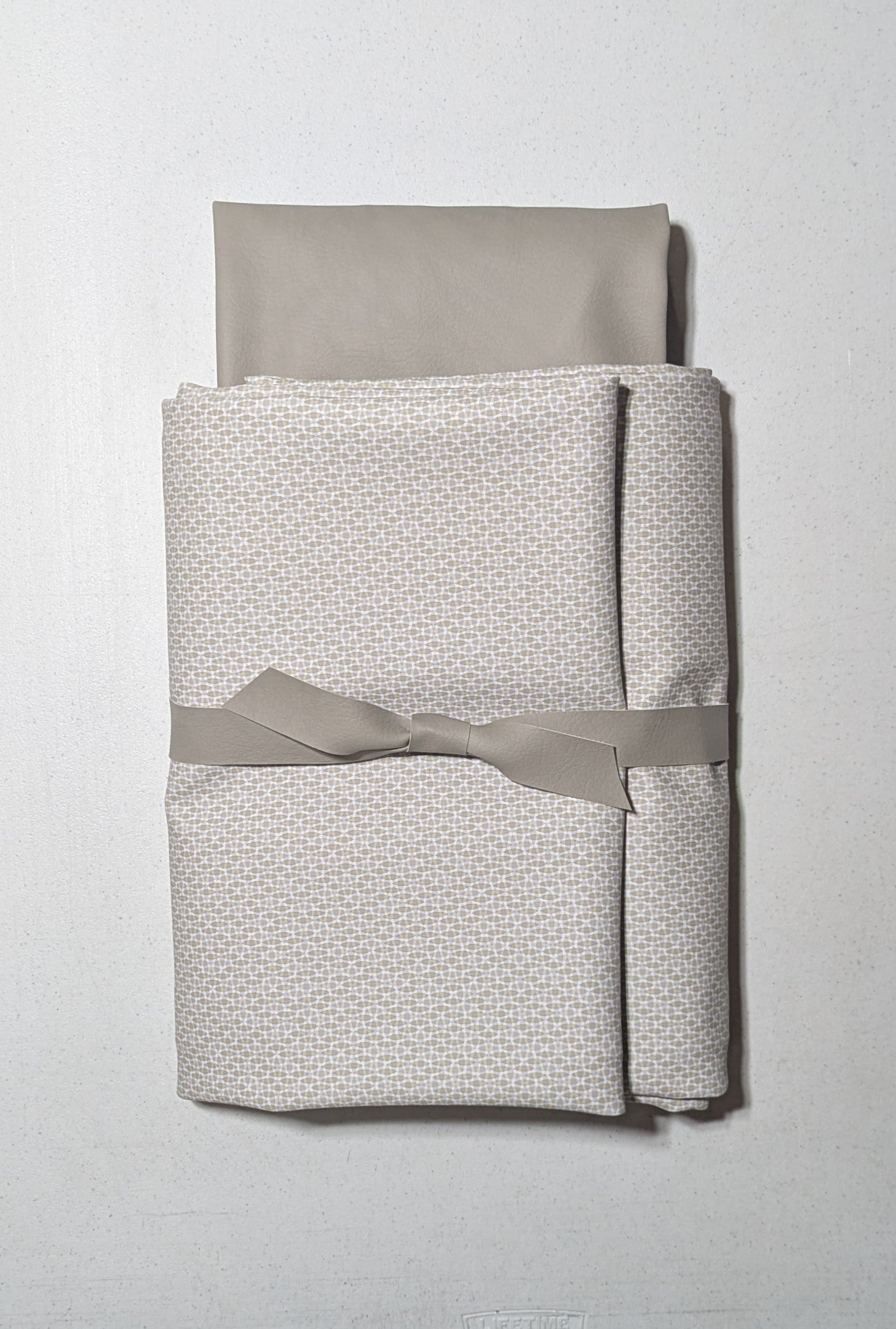 6 ft. Pebble Tan/Gray Picnic Table Cover Set | Made by Mary DePree